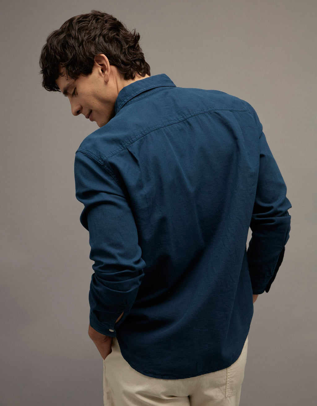 AE Everyday Button-Up Linen Shirt – American Eagle Europe