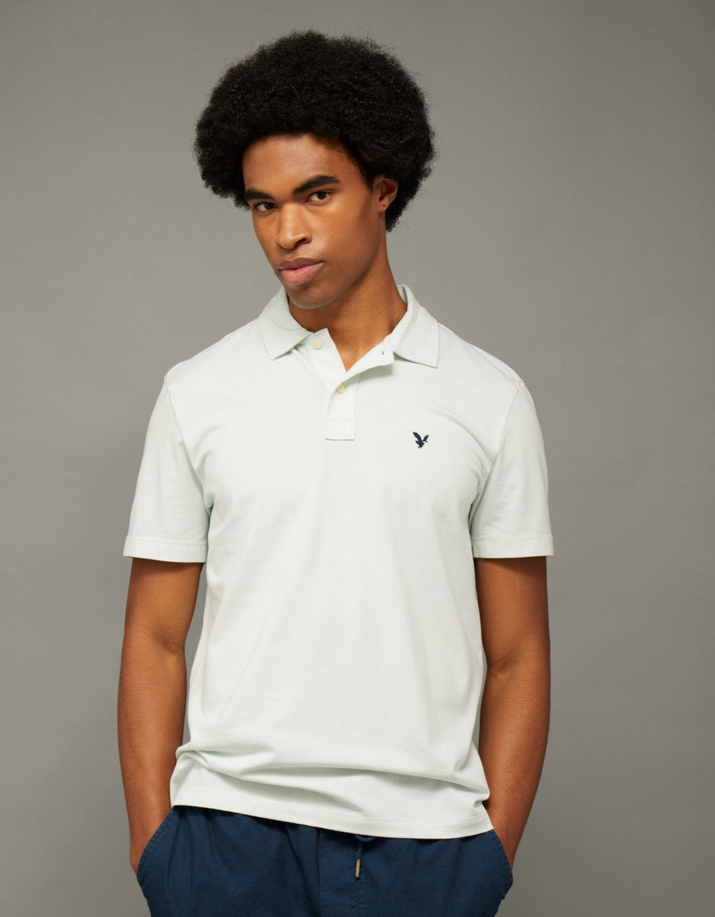 AE 24/7 Club Logo Polo Shirt – American Eagle Europe