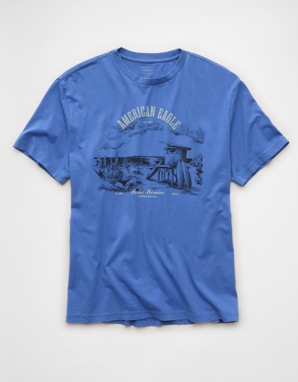 AE Standard Pasvorm T-shirt met grafisch logo – American Eagle Europe