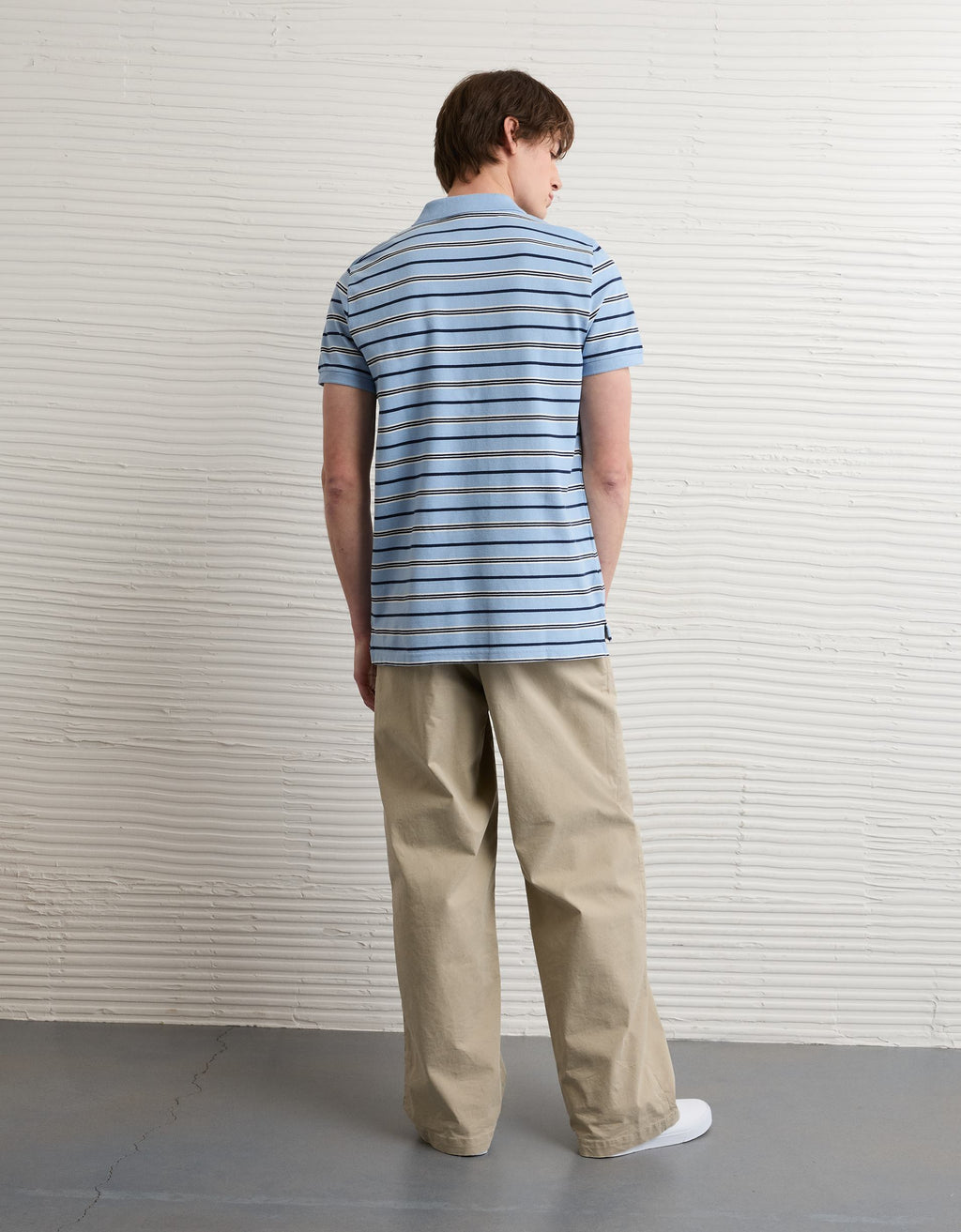 AE Slim Fit Logo Pique Polo Shirt – American Eagle Europe