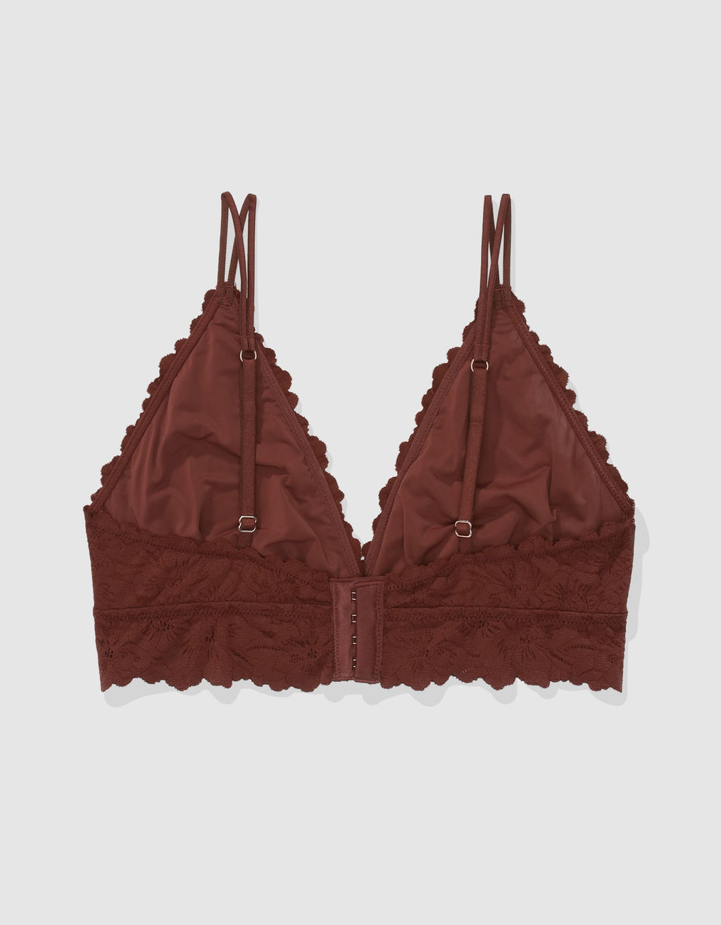 Show Off Rosey Lace Padded Plunge Bralette – American Eagle Europe