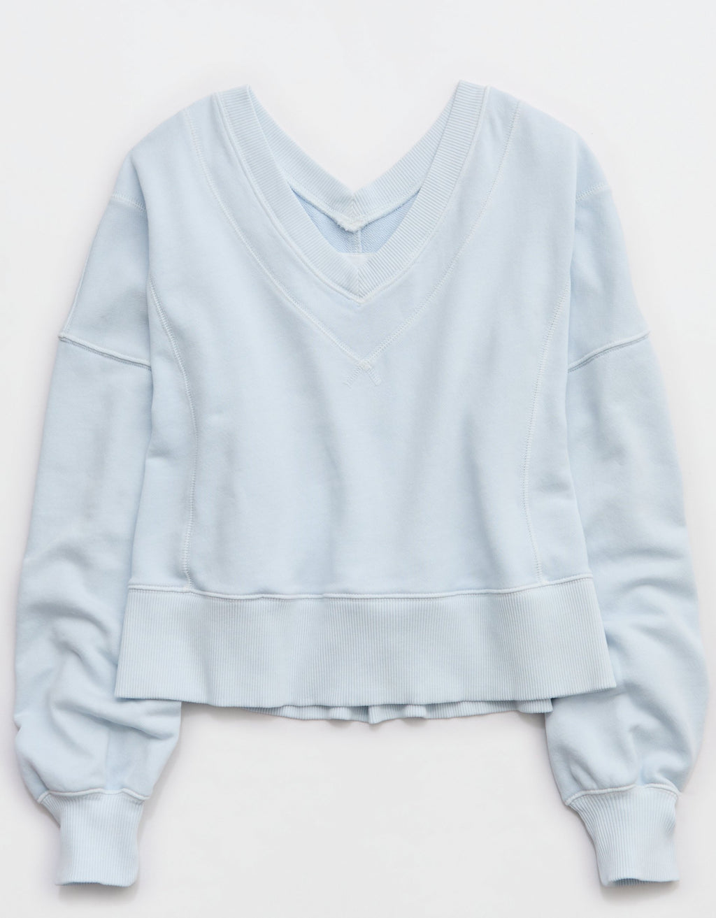 Aerie Go-To Sweatshirt mit V-Ausschnitt – American Eagle Europe