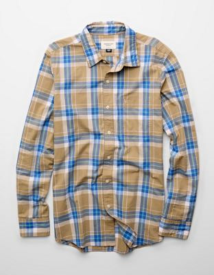 AE Slim Fit Poplin Button-Up Shirt – American Eagle Europe