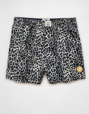 AE | Smiley® Animal-Print Boxer Short – American Eagle Europe